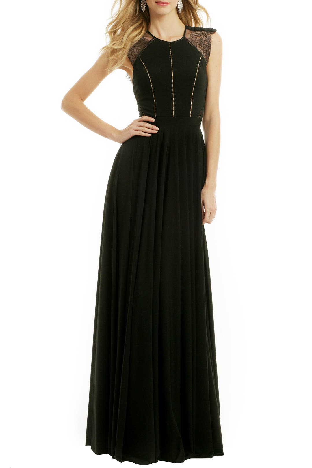 Black Simone Gown by CATHERINE DEANE | Rent the Runway